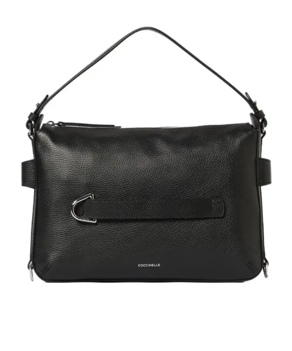 COCCINELLE Zip-top Shoulder Bag - Black