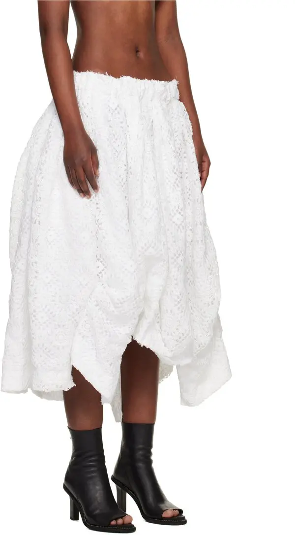 Comme Des Garçons Lace Overlay Pants