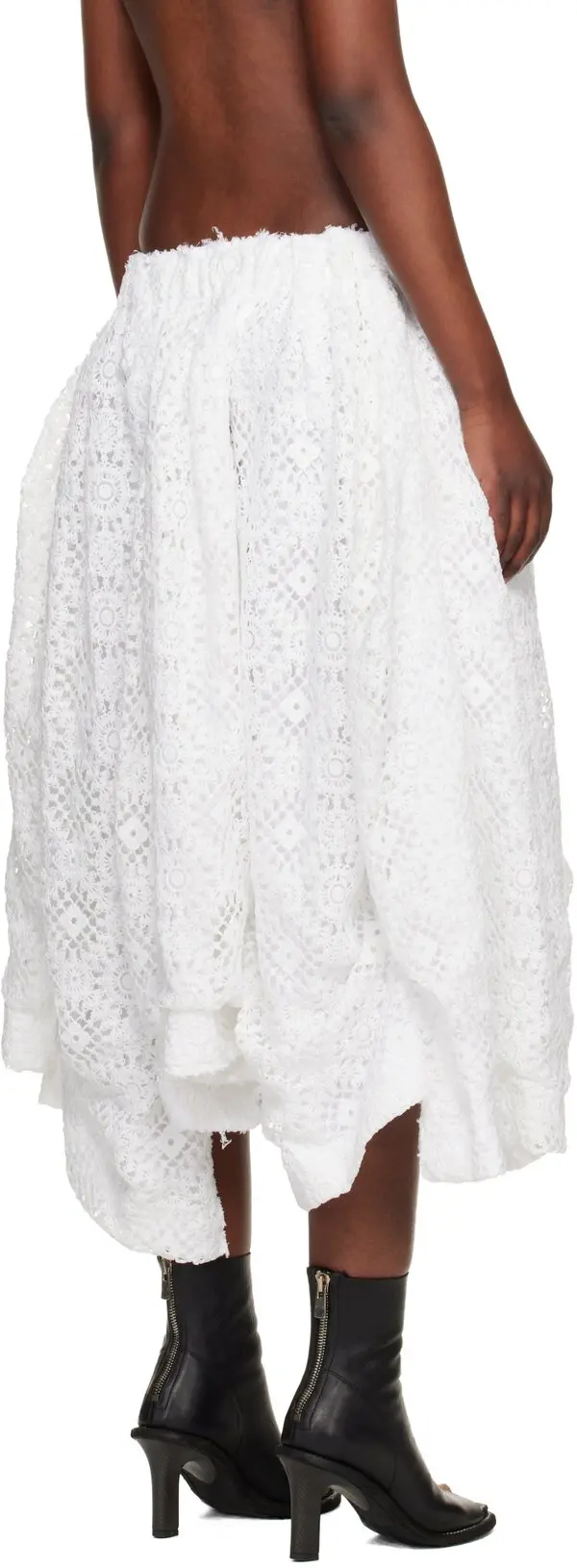 Comme Des Garçons Lace Overlay Pants