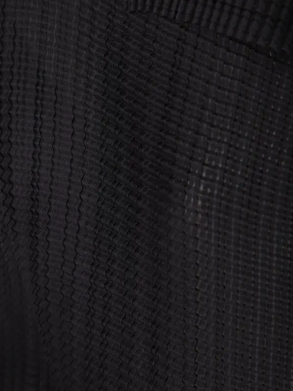 Issey Miyake Pleated Open Cardigan
