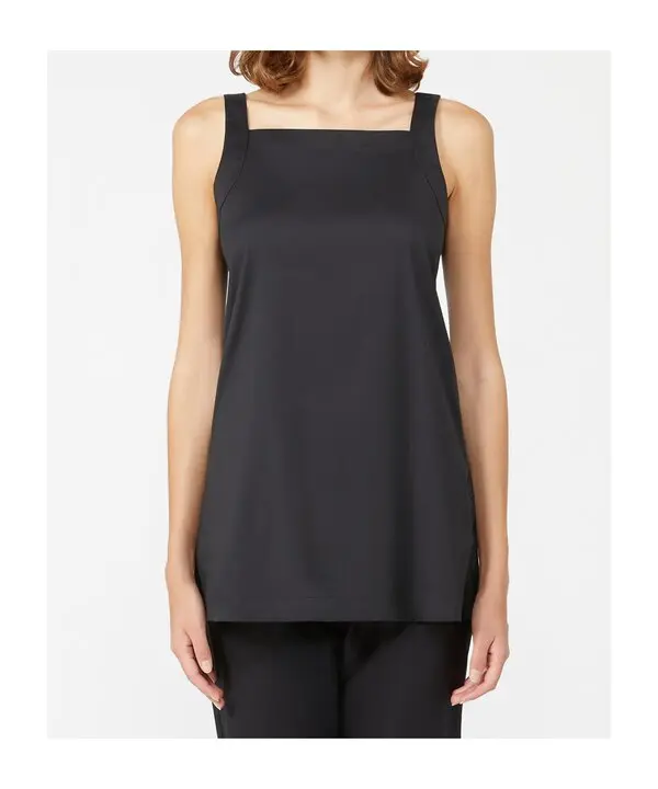 Max Mara Flowing Stretch Poplin Top