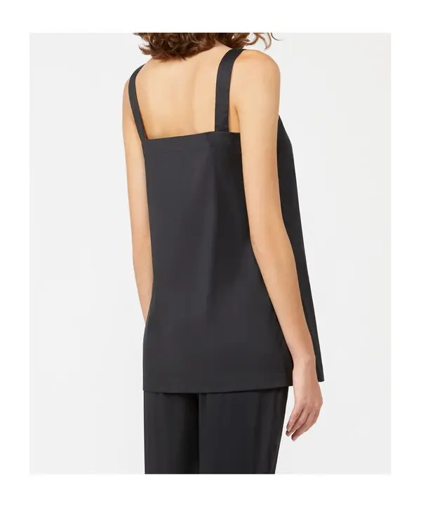 Max Mara Flowing Stretch Poplin Top