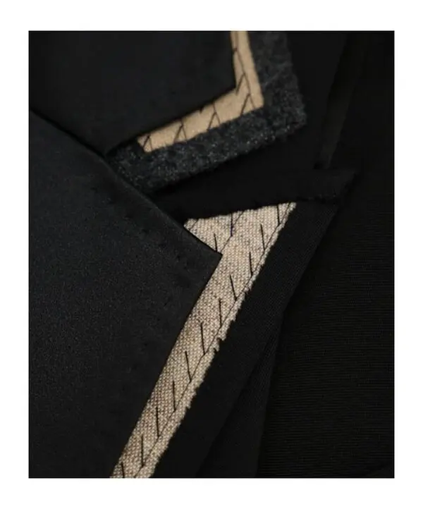 Sacai Double-face Wool Blend Jacket With Notched Lapel