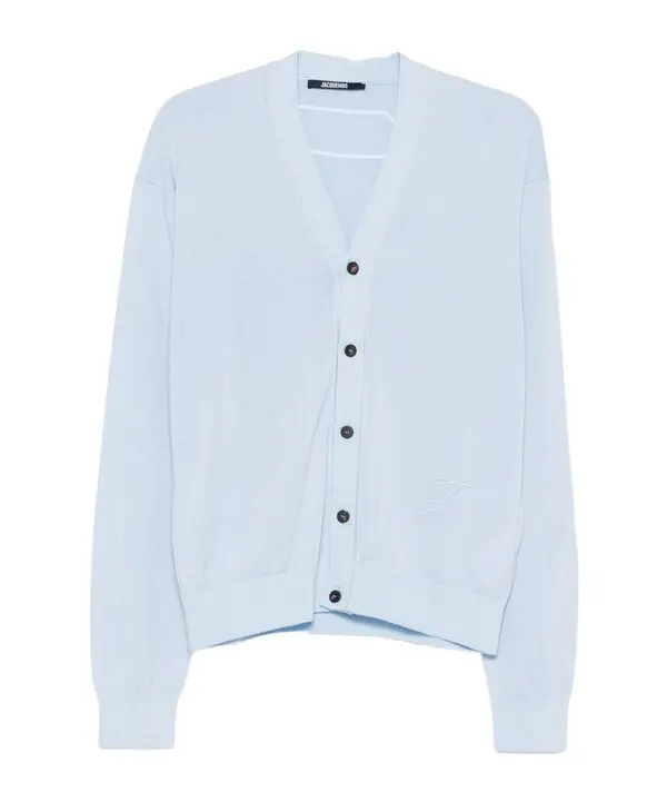 Jacquemus V-neck Cardigan With Embroidered Detail