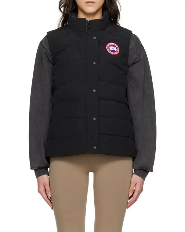 Canada Goose Logo Patch High-neck Puffer Gilet