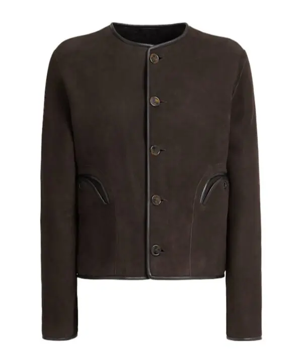 BLAZÉ MILANO Tatoosh Gliss Shearling Jacket - Black