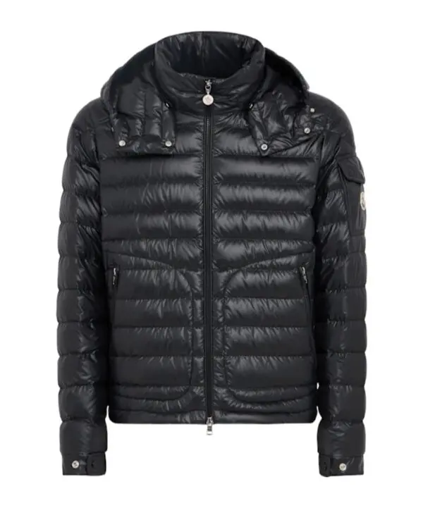 Moncler Lauros Tech Down Jacket - Black