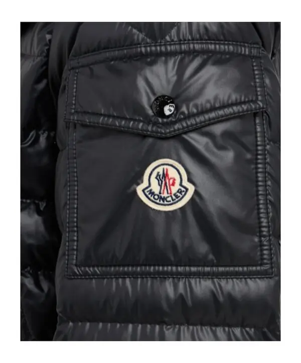 Moncler Lauros Tech Down Jacket - Black