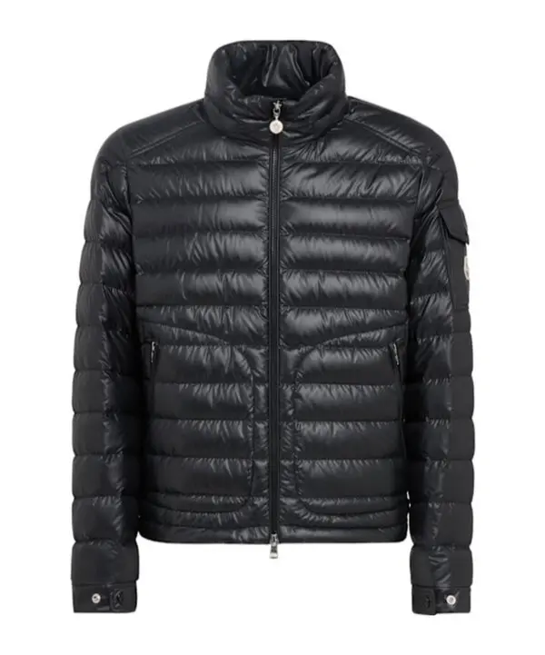 Moncler Lauros Tech Down Jacket - Black