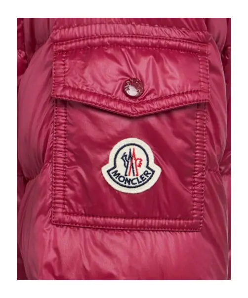 Moncler Glesse Hooded Down Jacket - Red