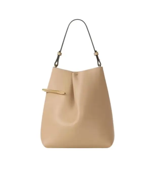 Givenchy Pinch Me Pouch In Nappa Leather - Sand