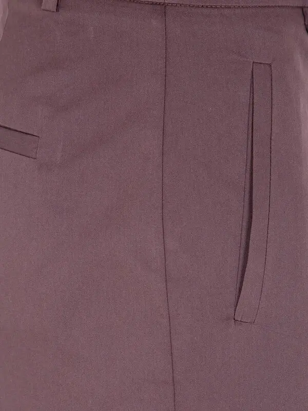 BLUGIRL Tailored Trousers With Slit Pockets - Gray