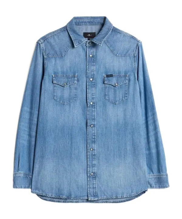 7 For All Mankind Western Denim Shirt