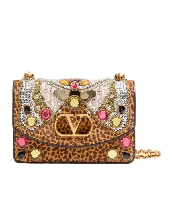 Valentino Garavani Vain Chain-strap Shoulder Bag - Brown