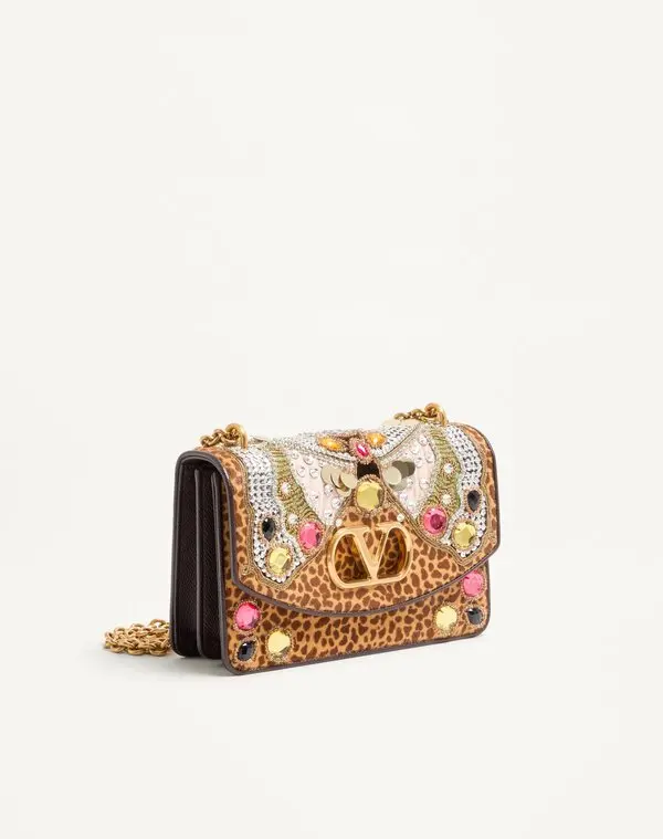 Valentino Garavani Vain Chain-strap Shoulder Bag - Brown