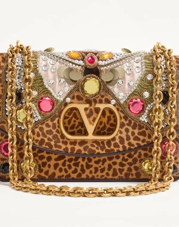 Valentino Garavani Vain Chain-strap Shoulder Bag - Brown