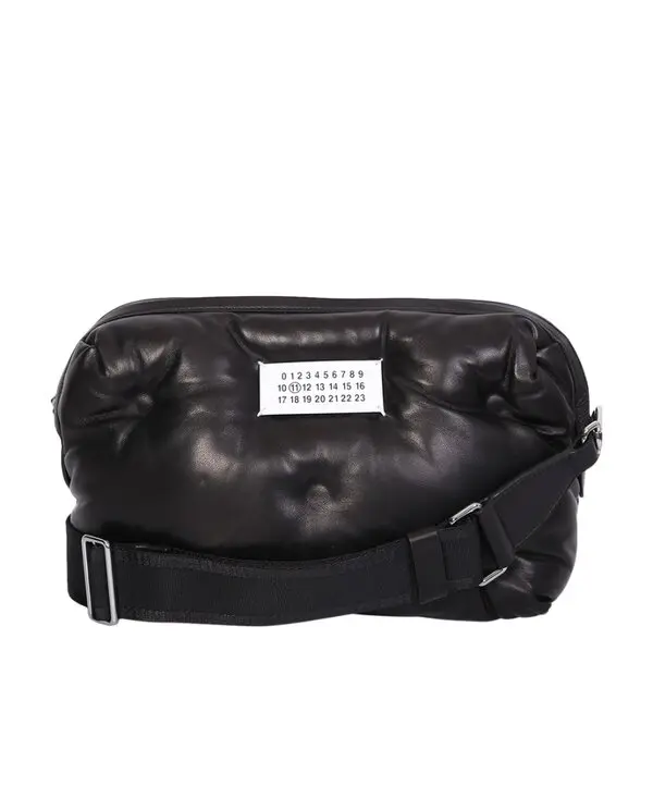 MAISON MARGIELA Glam Slam Zipped Padded Shoulder Bag - Black