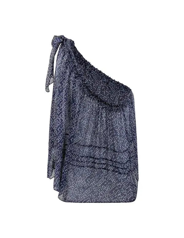 Isabel Marant Étoile One-shoulder Printed Top