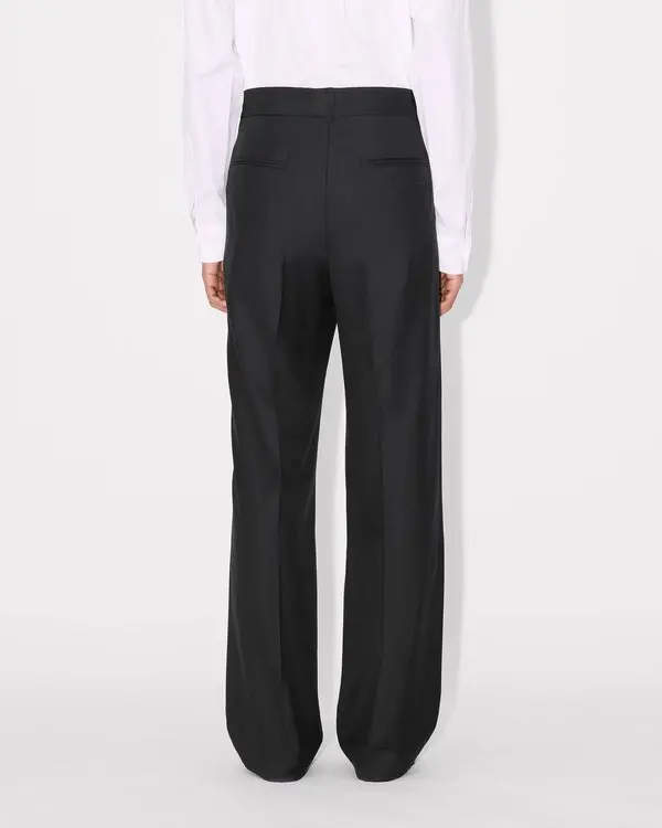Kenzo Straight Tailored Virgin Wool Pants