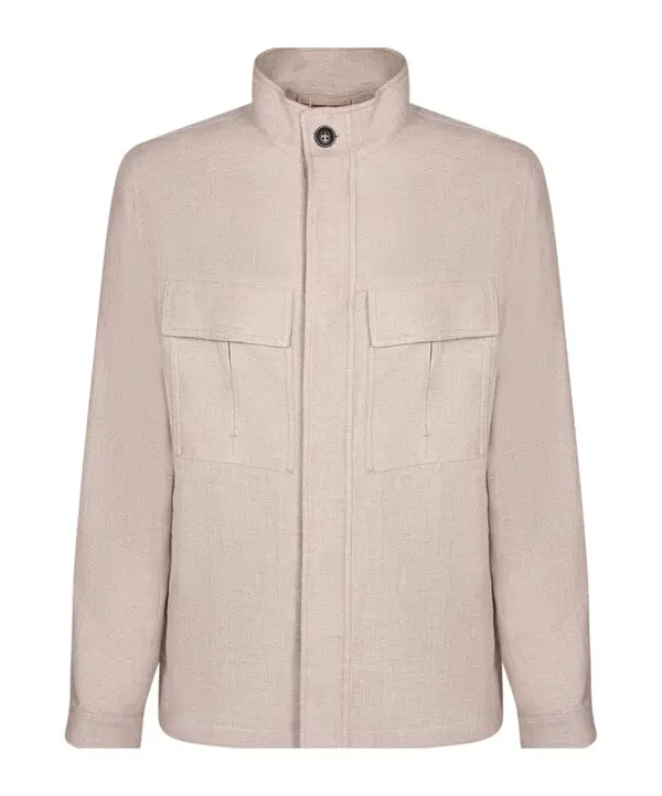 Zegna High Collar Utility Jacket - No