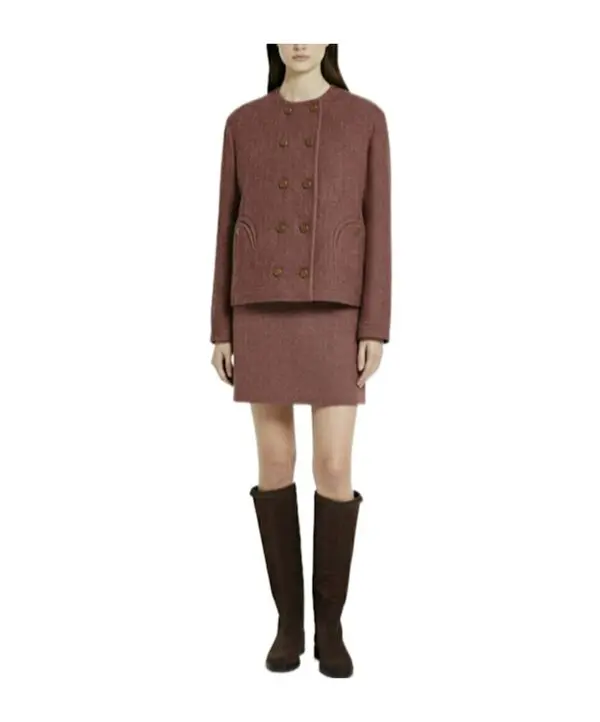 BLAZÉ MILANO Wool Mini Skirt