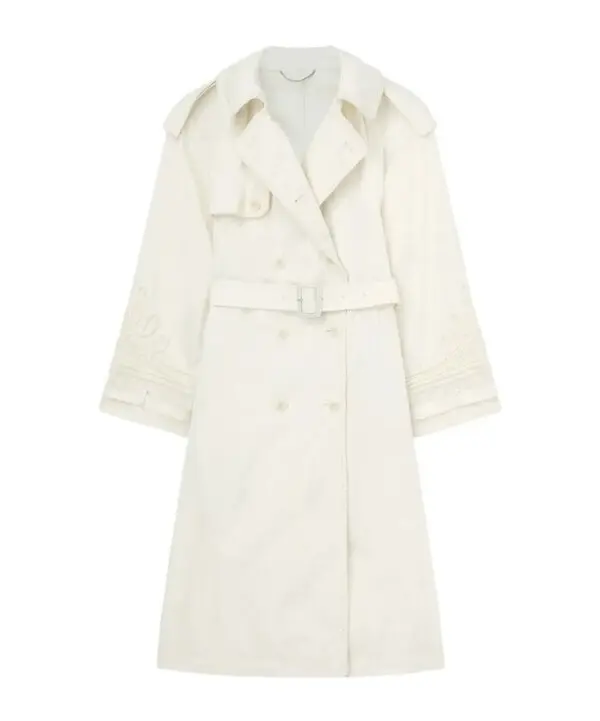 Ermanno Scervino Embroidered Trench Coat