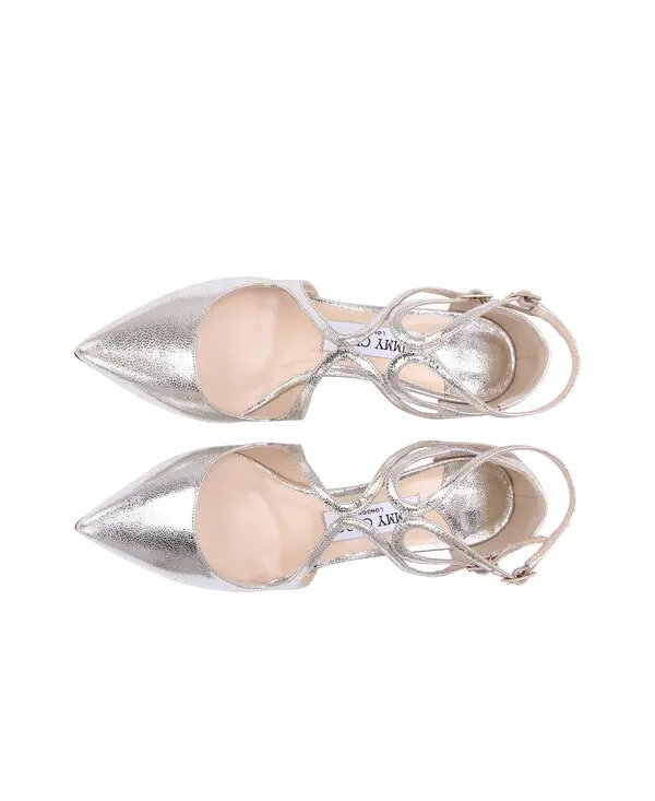 JIMMY CHOO Pointed Stilettos With Adjustable Straps