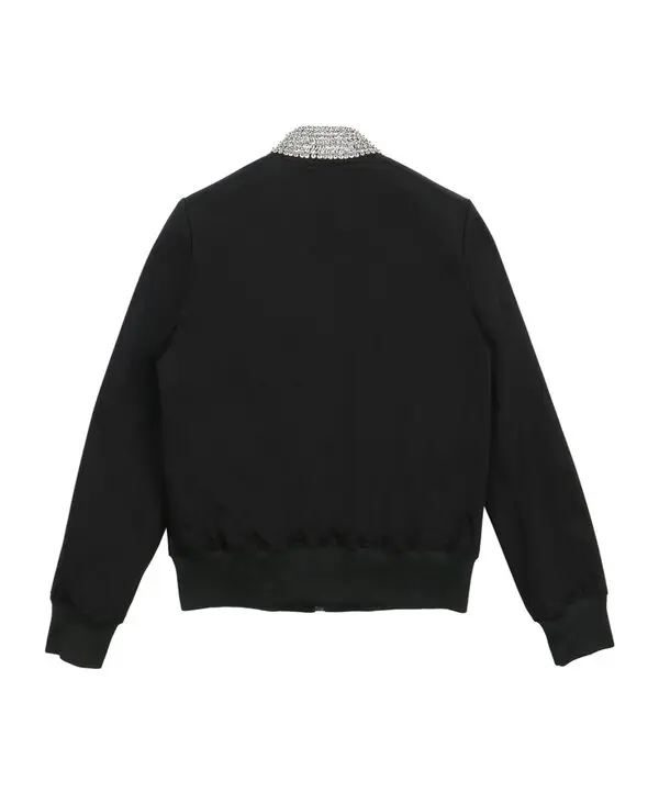 Moschino Embellished Logo Casual Jacket