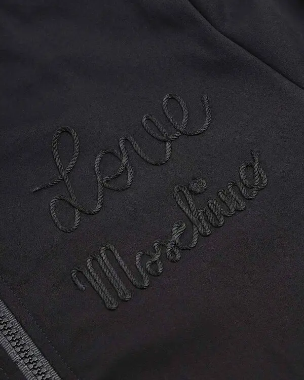 Moschino Embellished Logo Casual Jacket