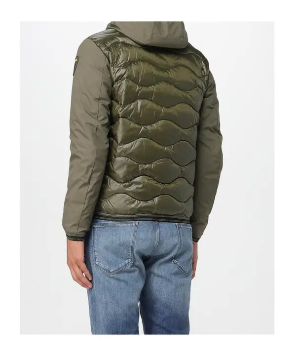BLAUER. Zip-up Hooded Jacket With Chest Pocket