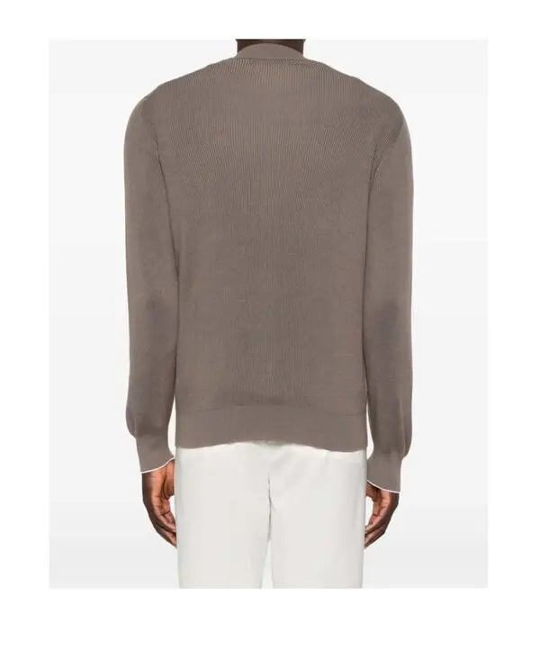Brunello Cucinelli Ribbed Zip-fastening Cardigan