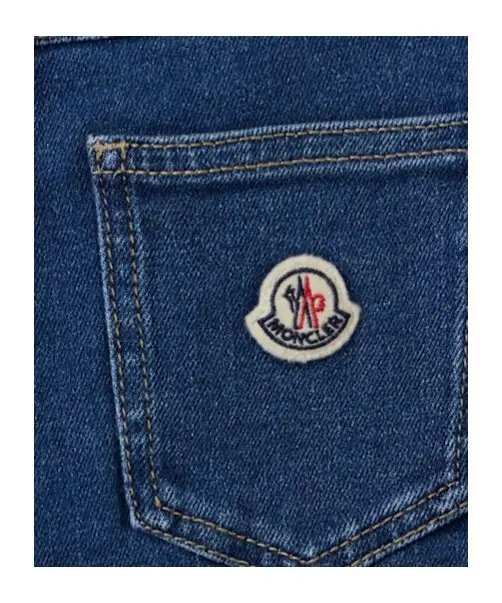 Moncler Straight Leg Denim Pants