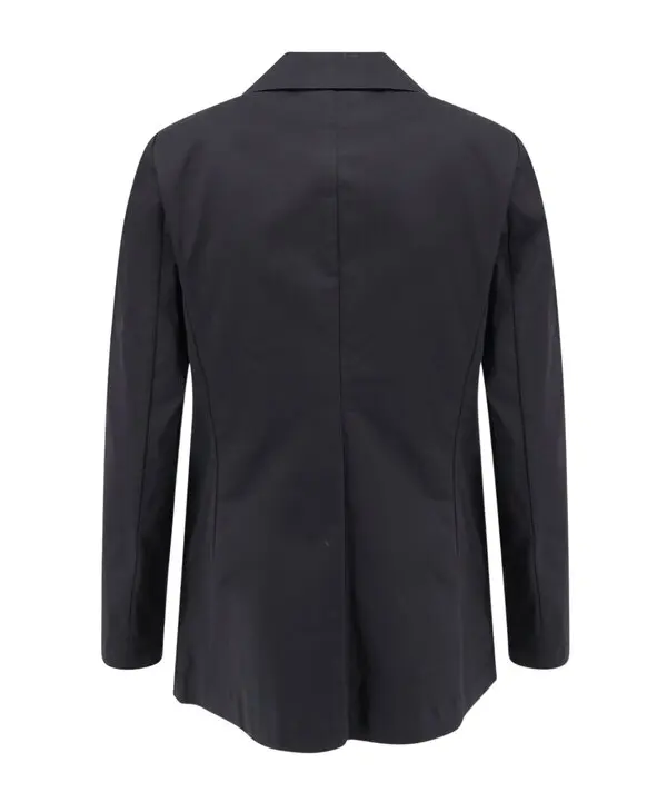 Aspesi Single-breasted Suit With Wide-leg Trousers