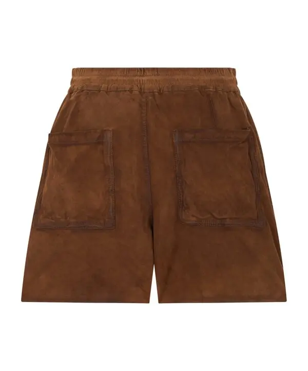 P.a.r.o.s.h Suede Drawstring Shorts