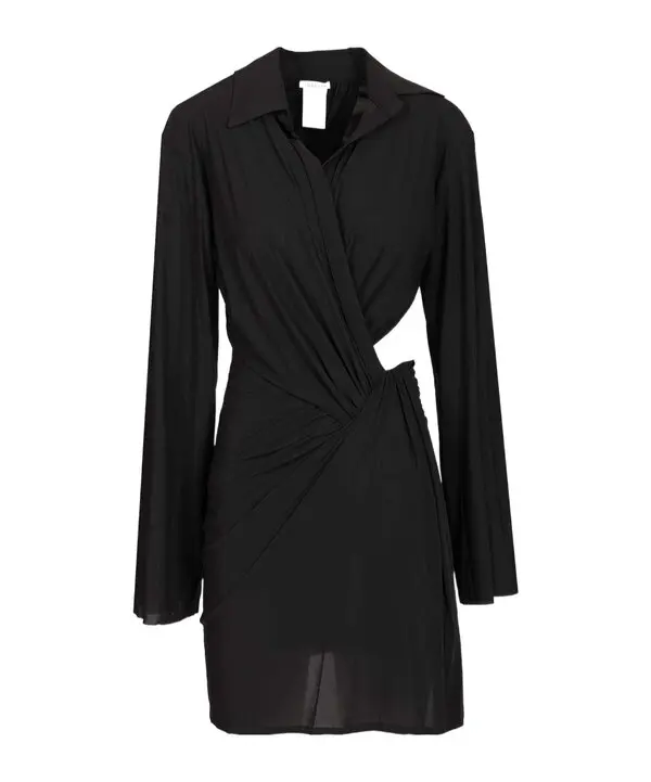 AMAZUIN Ines Cut-out Draped Dress