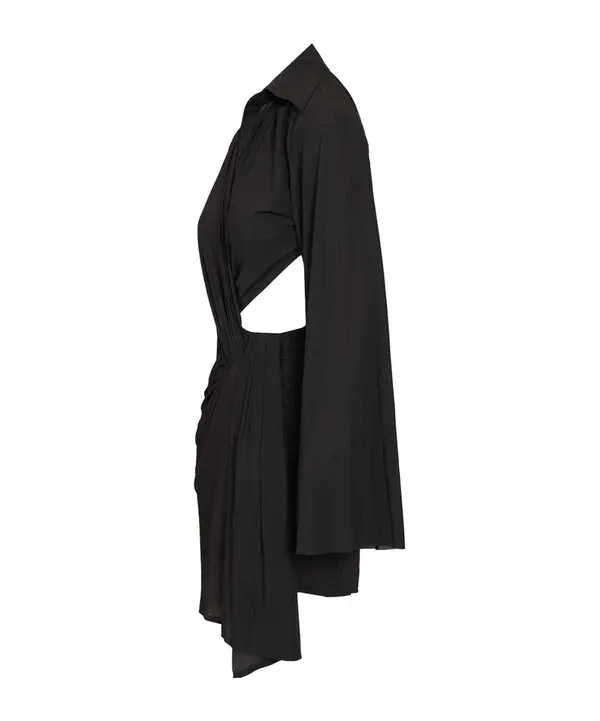 AMAZUIN Ines Cut-out Draped Dress