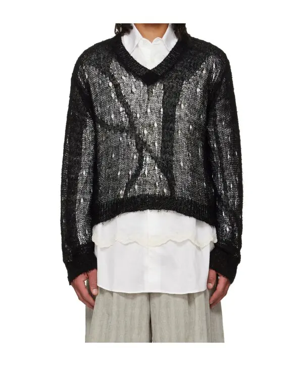 Our Legacy V-neck Knitwear - Black