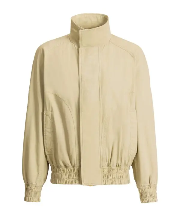 Balmain Cotton Vintage Bomber Jacket - Beige
