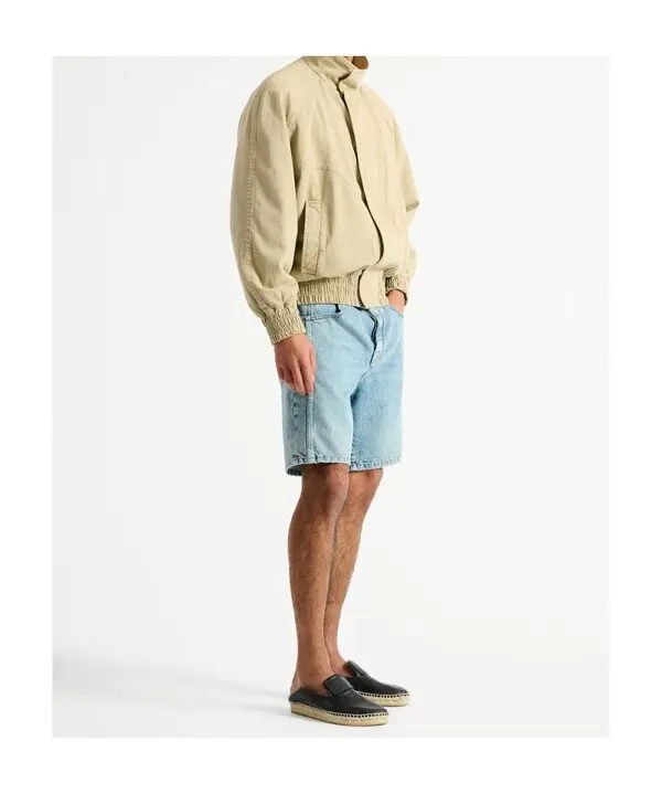 Balmain Cotton Vintage Bomber Jacket - Beige