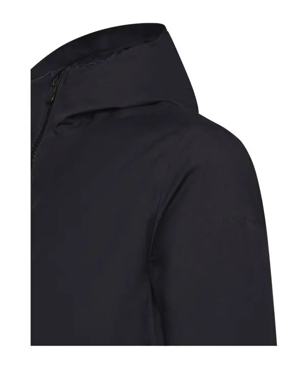 SAVE THE DUCK Hooded Zip-up Jacket - Black