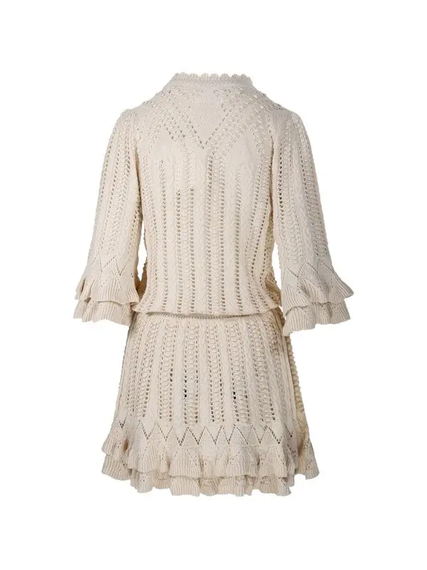 Isabel Marant Étoile Ruffled Knit Mini Dress