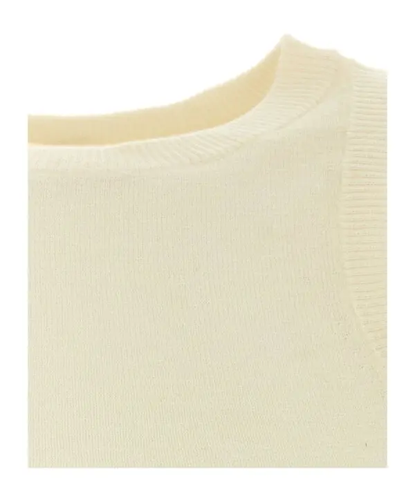 Co Name Ribbed Knit Tank Top