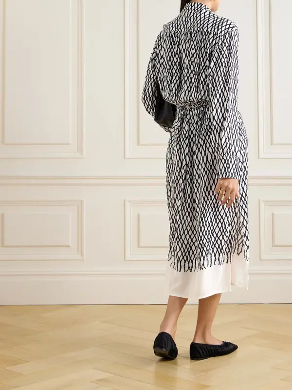 Proenza Schouler Bailey Printed Shirt Dress