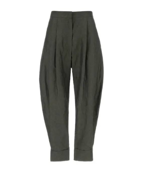 PT TORINO Pleated Cuffed Trousers