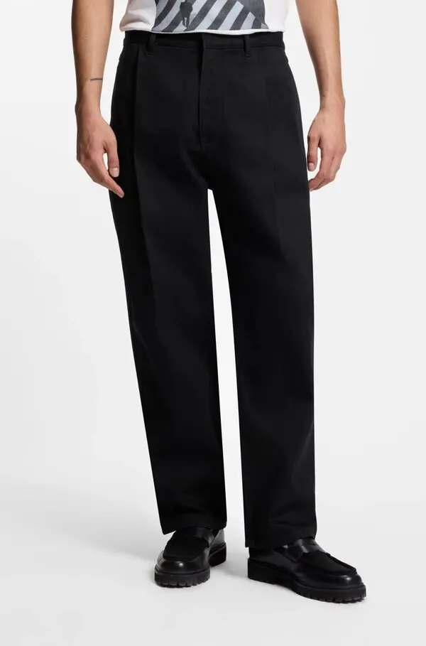 Hugo Boss Relaxed-fit Japanese Denim Jeans