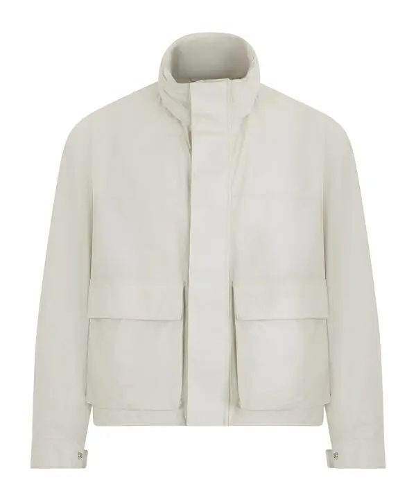 LEMAIRE Drawstring Hooded Rain Jacket - Soy