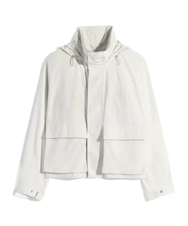 LEMAIRE Drawstring Hooded Rain Jacket - Soybean