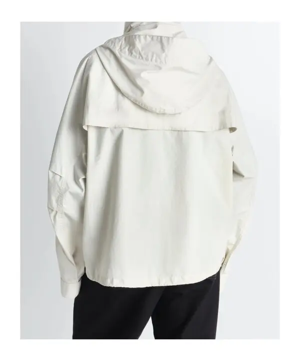 LEMAIRE Drawstring Hooded Rain Jacket - Soybean
