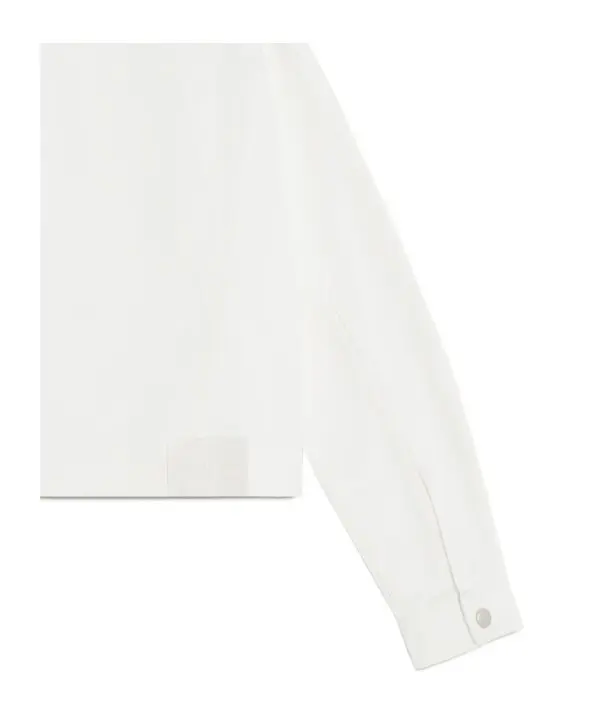 Maison Kitsuné Cropped Boxy Jacket - White