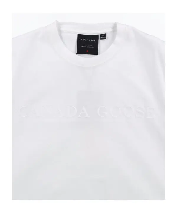 Canada Goose Embroidered Logo T-shirt - White
